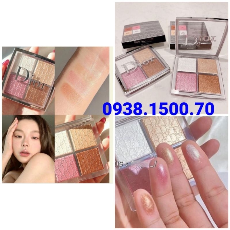 BẢNG PHẤN BẮT SÁNG 4 Ô Highlight Dior Backstage Glow Face Palette | Shopee Việt Nam