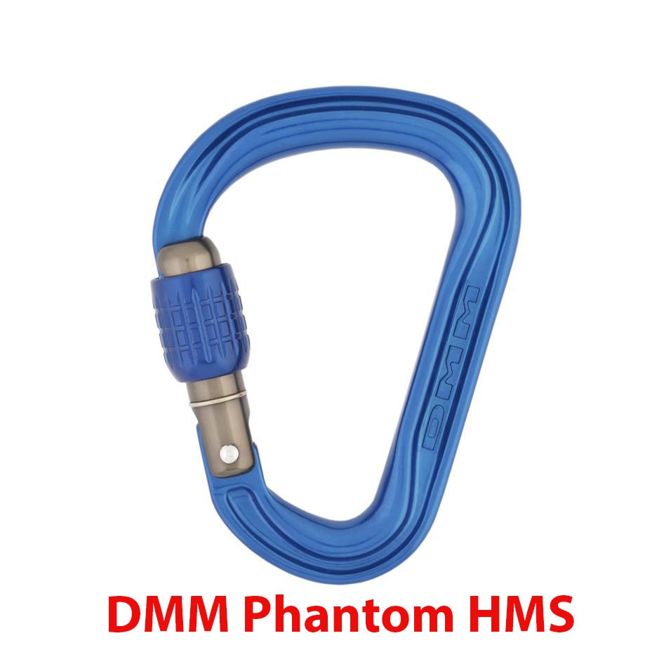 Móc khóa leo núi ngoài trời Rock climbing carabiner DMM Phantom HMS màu ...