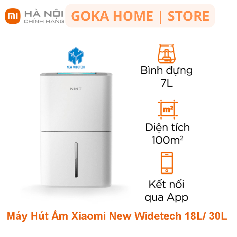 Máy Hút Ẩm Xiaomi New Widetech 18L - 30L Ion Kháng Khuẩn, Điều Hòa Không Khí, Điều Khiển Từ Xa ...