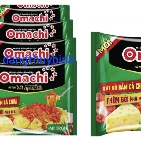 Combo 5 gói mì Omachi xốt Spaghetti | Shopee Việt Nam