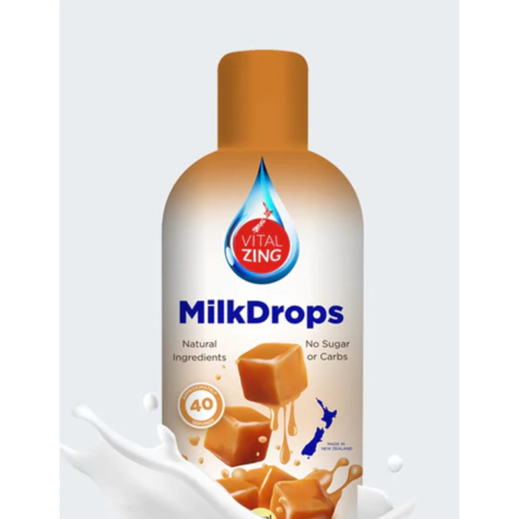 GIỌT MILK DROPS VITAL ZING KHÔNG ĐƯỜNG - TĂNG HƯƠNG VỊ sữa, yoghurt ...