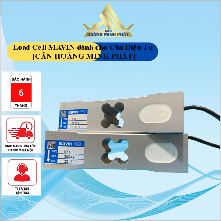Loadcell MAVIN - Cảm Biến Cân Điện Tử 100kg 150kg 200kg 300kg NA4 dùng cho cân ghế, cân bàn ...