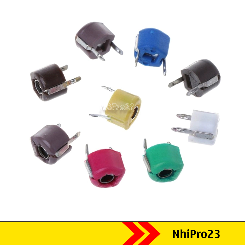 Tụ xoay 5p 10p 20p 30p 40p 50p 60p 70p 6mm các loại giá trị điện dung | Shopee Việt Nam