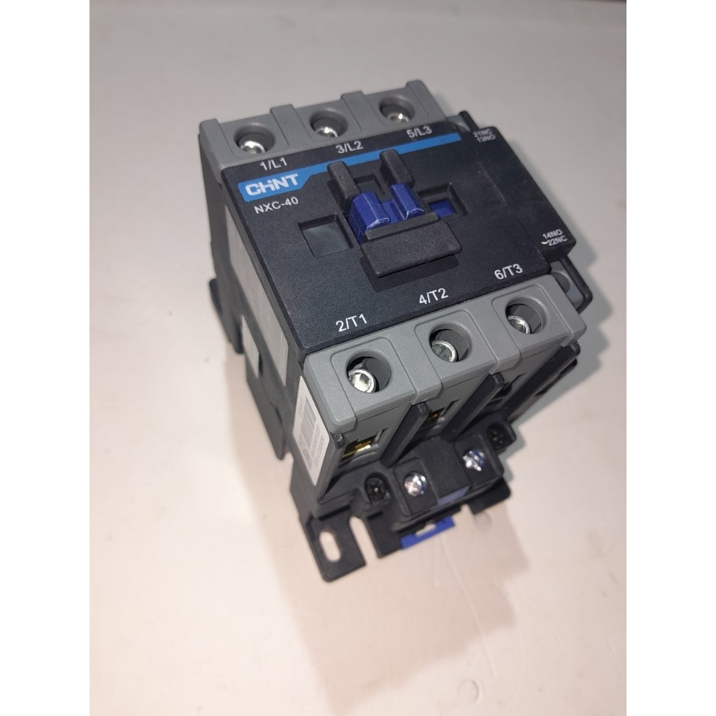 Contactor (khởi động từ) Chint NXC-22A-50A, NXR-22A - 50A 1NO+1NC Coil ...