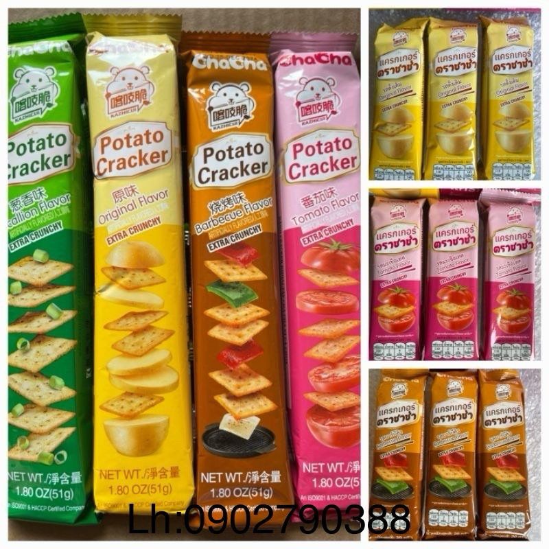 Cha Cha Snack Cracker Khoai Tây Chiên - Chiên Không Dầu | Shopee Việt Nam