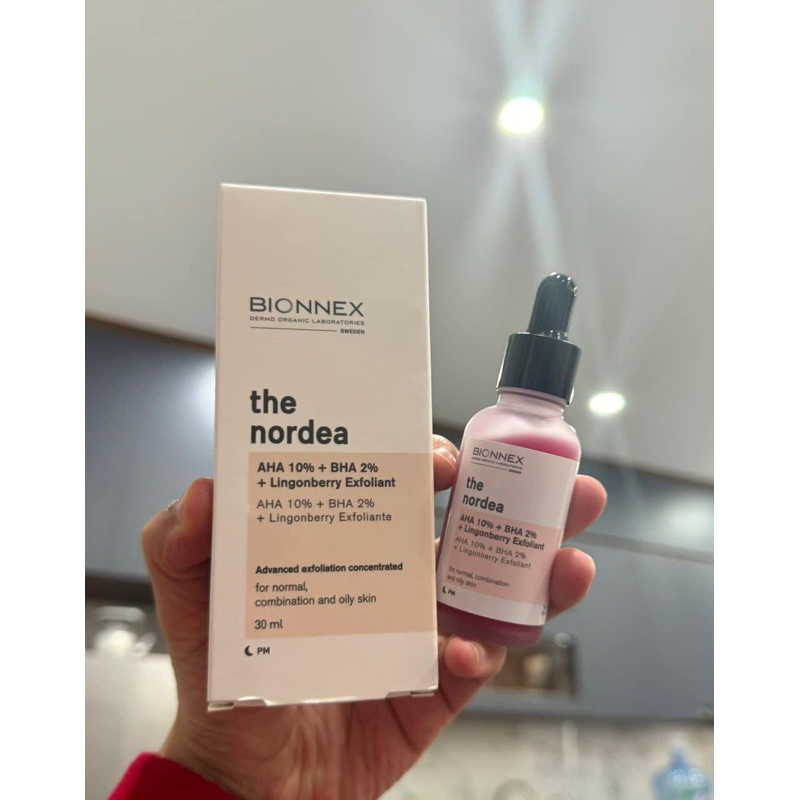 Tinh Chất Trẻ Hóa Cho Da Dầu Mụn Bionnex The Nordea AHA 10% + BHA 2% + Lingonberry exfoliant ...