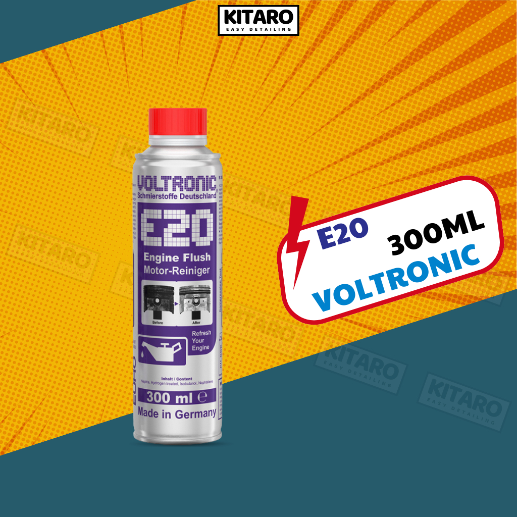 Súc rửa động cơ VOLTRONIC E20 ENGINE FLUSH Chai 300ml dành cho xe máy, xe ô tô | Shopee Việt Nam