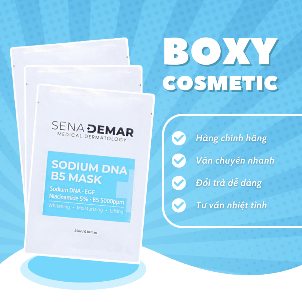 Mặt Nạ Sena Demar Sodium DNA B5 Mask Hàn Quốc | Shopee Việt Nam
