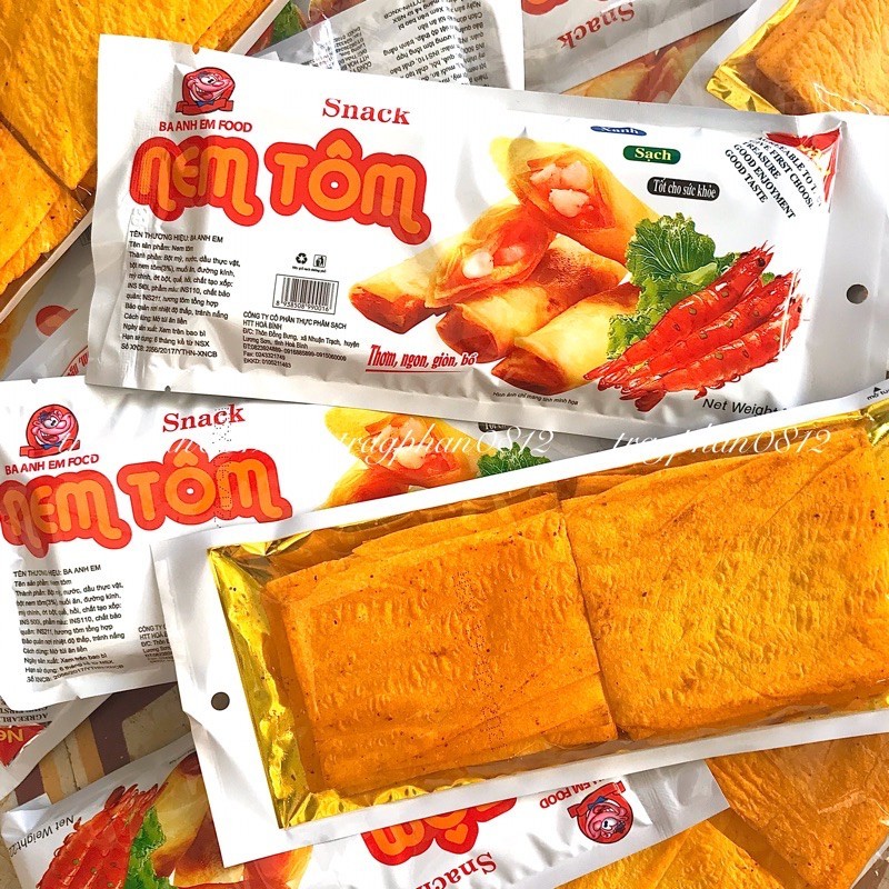 Snack Nem Tôm Thơm Ngon | Shopee Việt Nam