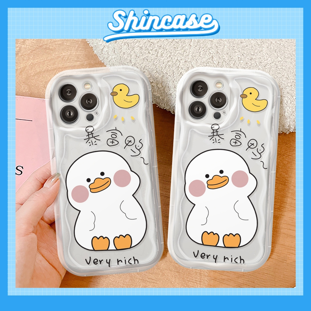 Ốp Lưng iPhone Very Rick Duck Viền Sóng Nổi, Chống Sốc, Bảo Vệ Camera ...