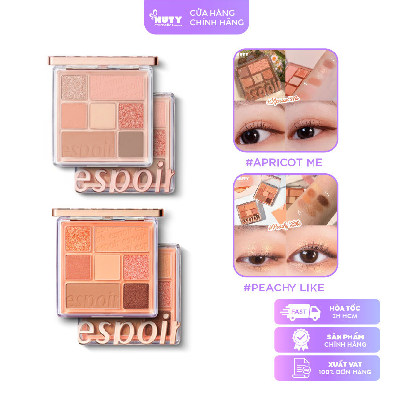 Phấn Mắt 7 Ô Espoir Real Eye Palette (10g) | Shopee Việt Nam