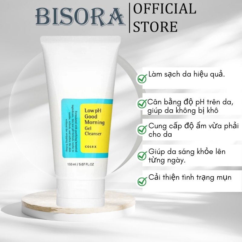 Sữa Rửa Mặt COSRX Low PH Good Morning Gel Cleanser Dạng Gel 150ml Chiết ...