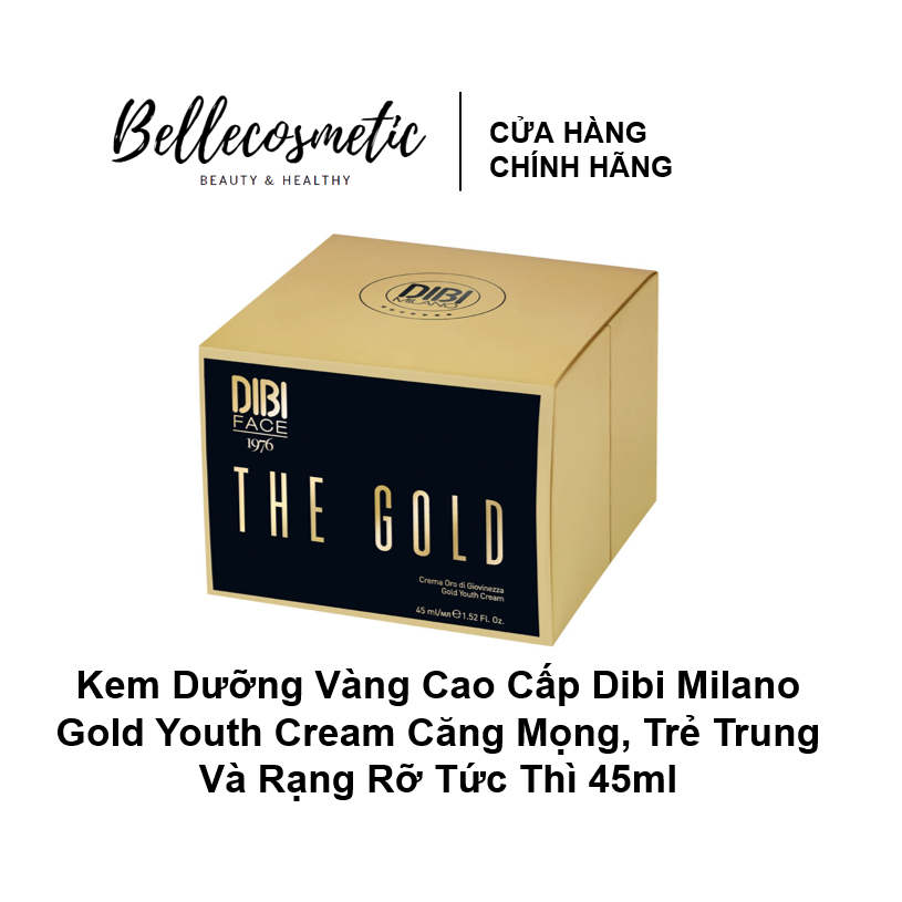[tem cty] DIBI MILANO Gold Youth Cream Kem Dưỡng Vàng Chống Lão Hóa ...