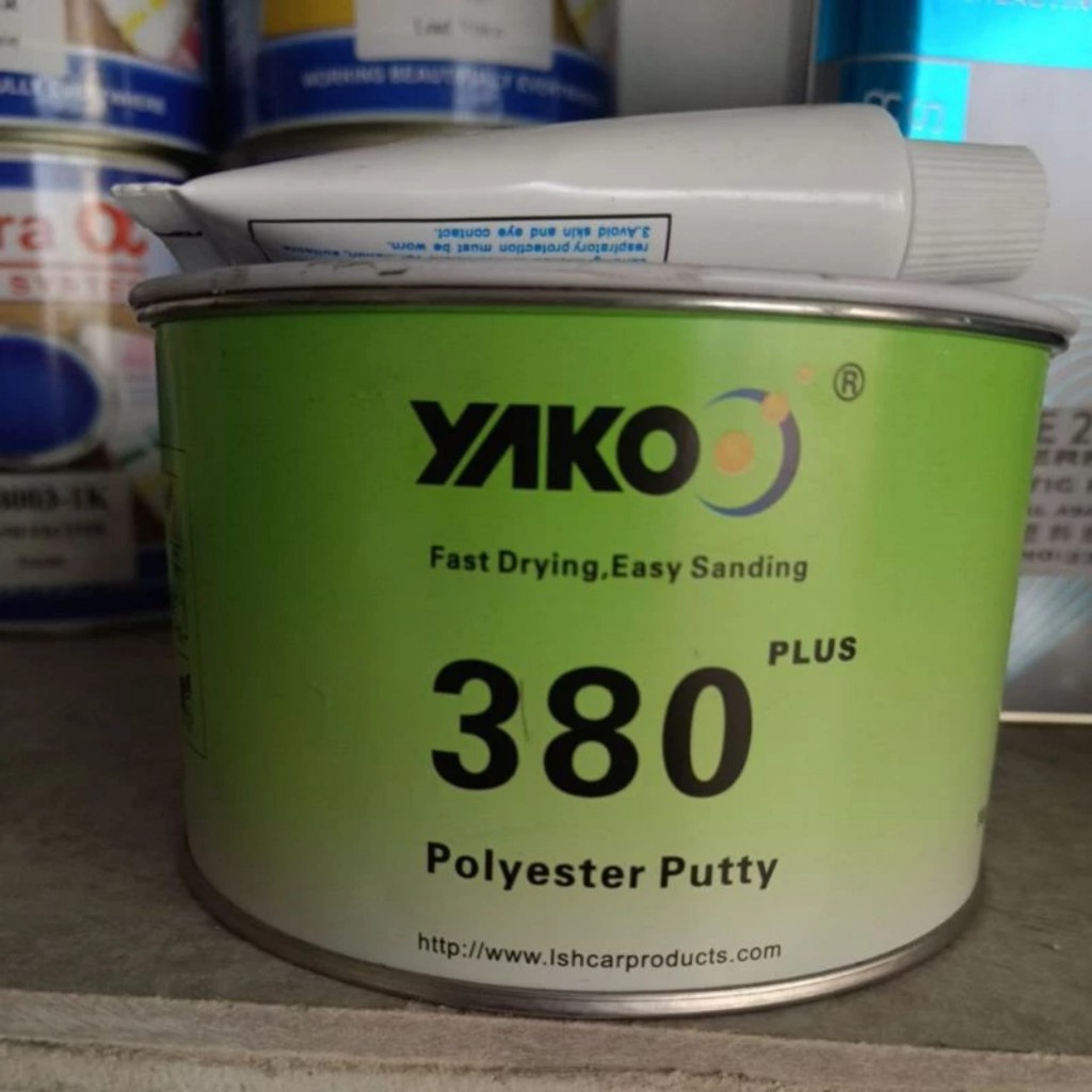 Bột - Bả Matit Trám Trét Kim Loại - Nhựa Đa Dụng Polyester Putty Yako 380 Plus 1Kg | Shopee Việt Nam