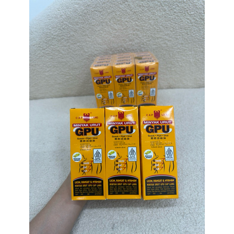 DẦU XOA BỐP RỪNG GPU LINIMENT OIL 60ml . | Shopee Việt Nam
