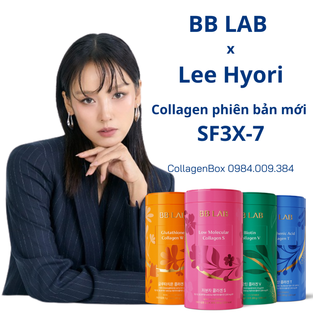 Bột Collagen BB LAB bản nâng cấp SF3X-7 mới của hãng. Sẵn xanh lá, cam ...