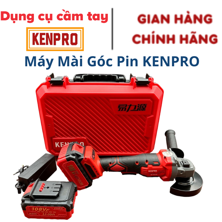Máy Mài Góc Cầm Tay Dùng Pin KENPRO - Động Cơ Từ Không Chổi Than - Bảo Hành 6 Tháng | Shopee ...