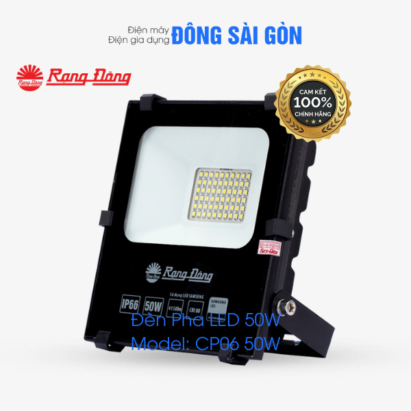 [RẠNG ĐÔNG] Đèn Pha LED 50W Rạng Đông iP 66 Model: CP06 50W | Shopee Việt Nam