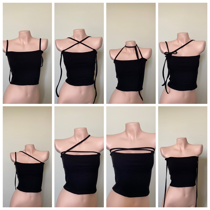 Áo tube một áo mặc được 24 kiểu | Shopee Việt Nam