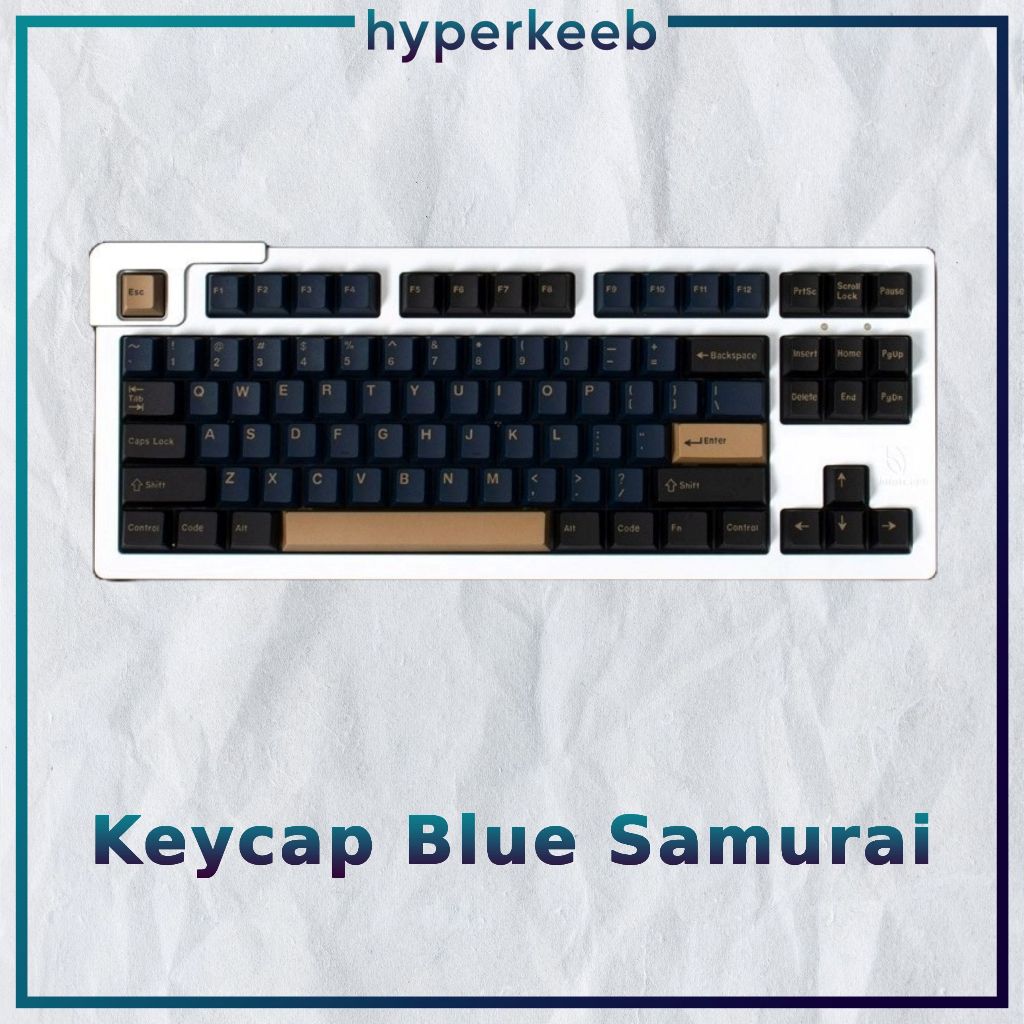 Keycap CMK Blue Samurai | 173 nút - nhựa PBT dày 1,5mm - in Double-shot - Profile Cherry ...