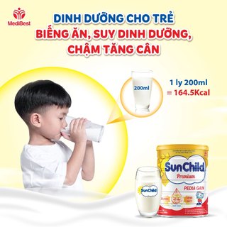 Sữa bột SunChild Premium PEDIA GAIN - Dinh dưỡng cho trẻ biếng ăn ...