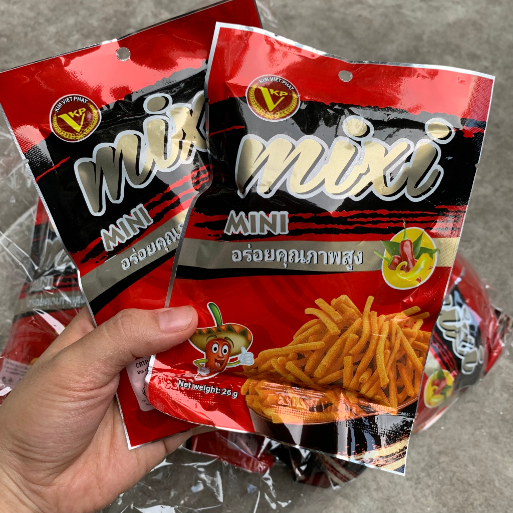 Snack MIXI mini thơm cay ngon hấp dẫn-ăn vặt cổng trường | Shopee Việt Nam