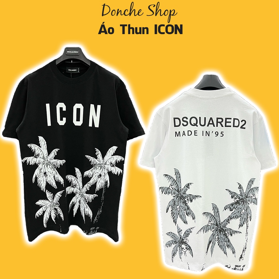 Áo Thun DSQ2 ICON In Hoạ Tiết Cây Dừa Made In '95 - Áo Phông Nam Nữ D2 ...