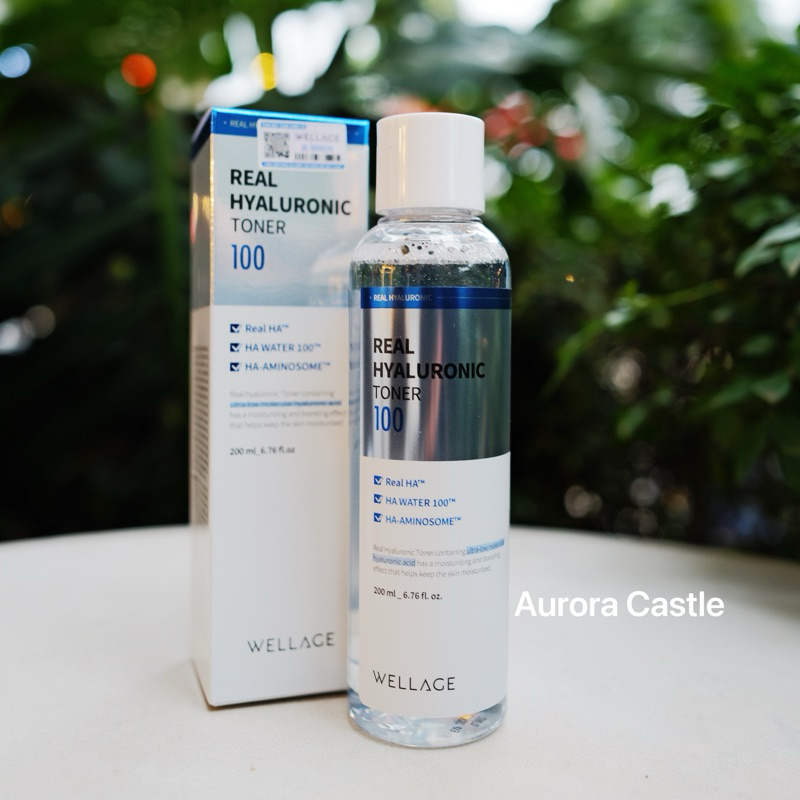 nước cân bằng da Real Hyaluronic Toner 100 Wellage, 200mL | Shopee Việt Nam