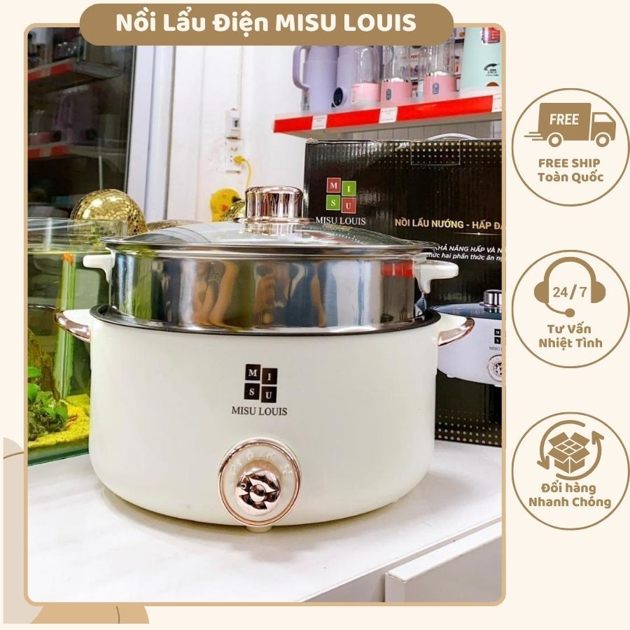Nồi Lẩu Điện MISU LOUIS 28cm | Shopee Việt Nam