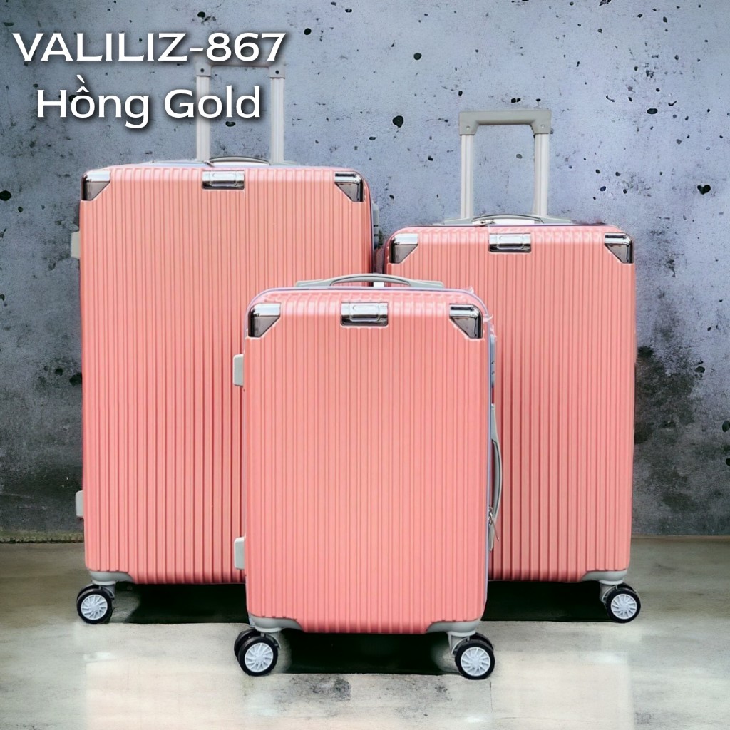 Vali kéo Vali du lịch Bọc góc inox size 20 inch Size 24 inch Thời Trang ...
