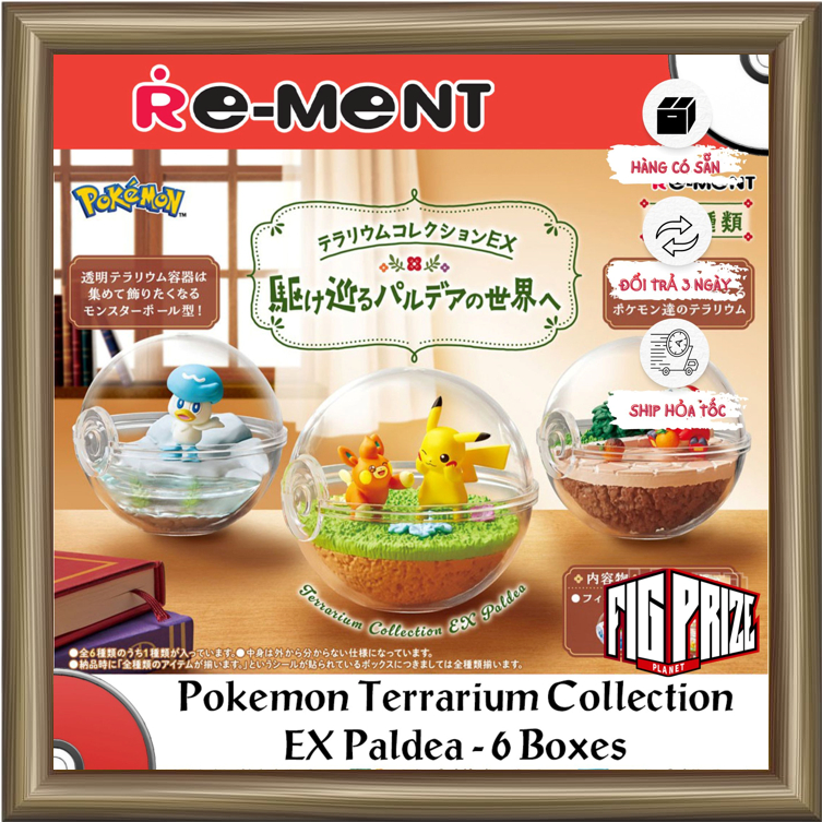 Mô hình Pokemon Terrarium EX To The World of Paldea - Re-Ment | Shopee Việt Nam
