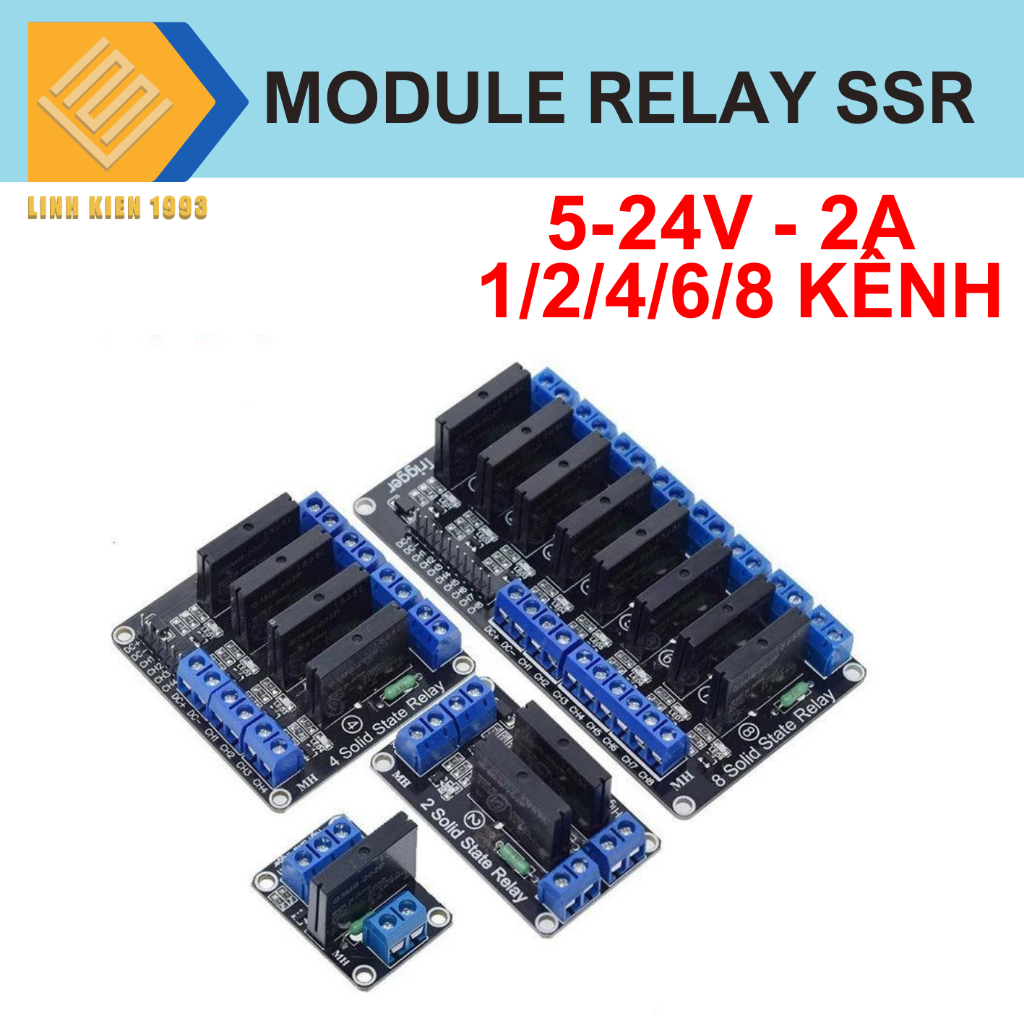 Module Relay 1/2/4/6/8 Kênh SSR G3MB-202P 24v2a | Shopee Việt Nam