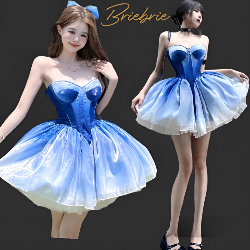 Đầm cúp ngực công chúa coset eo Briebrie - 021 | Shopee Việt Nam