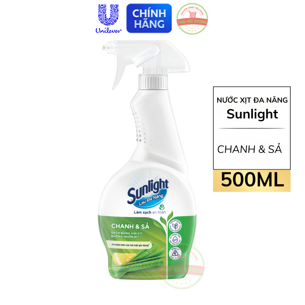 Nước Xịt Sunlight Lau Đa Năng Chanh Sả - Chai 500ML (Nâng Cấp Từ CIF ...