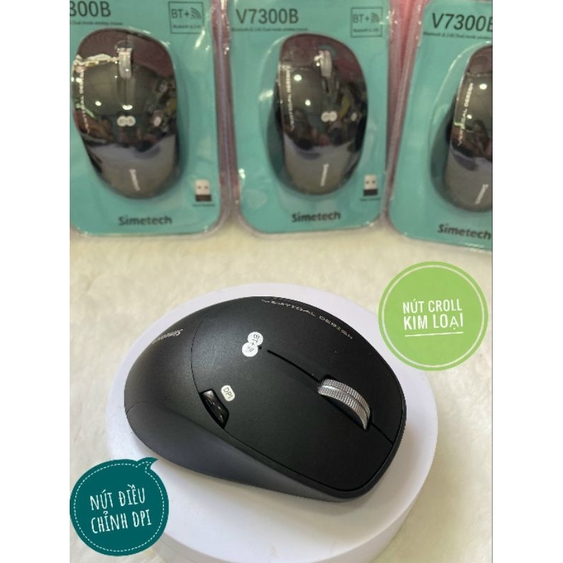 Mouse bluetooth đa năng Simetech V7300B | Shopee Việt Nam