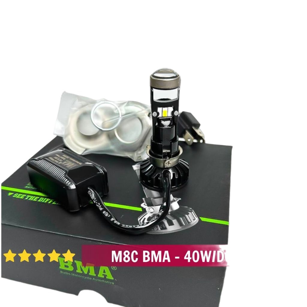 Đèn led bi cầu mini M8C BMA Lắp Đa Năng Xe Wave, Dream, Sh Mode, Liberty, Wave Cũ...Ánh Sáng ...