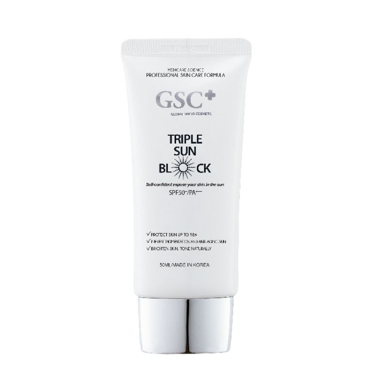 KEM CHỐNG NẮNG VẬT LÝ TRIPLE SUN BLOCK 50ML - GSC | Shopee Việt Nam