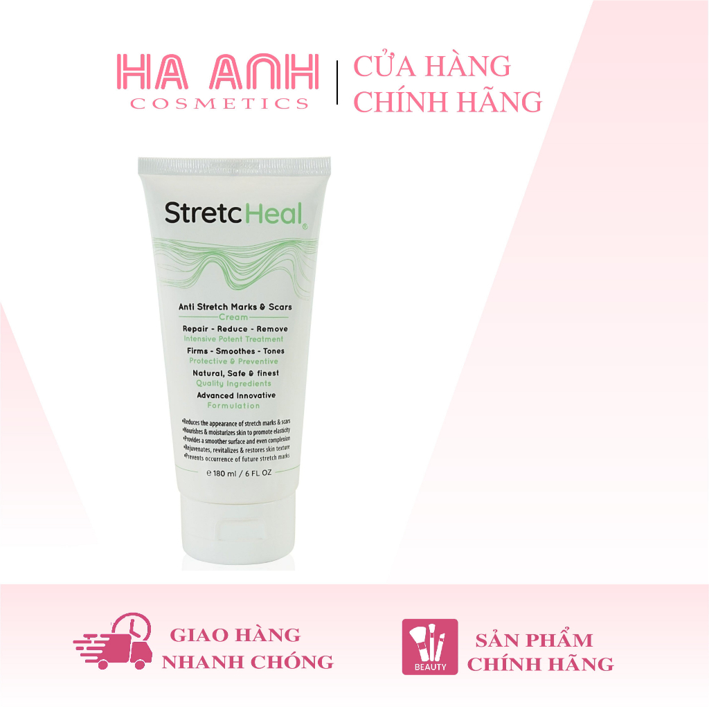 Kem Mờ Rạn Da StretcHeal Anti Strect Mark & Scars Cream 180ml | Shopee ...