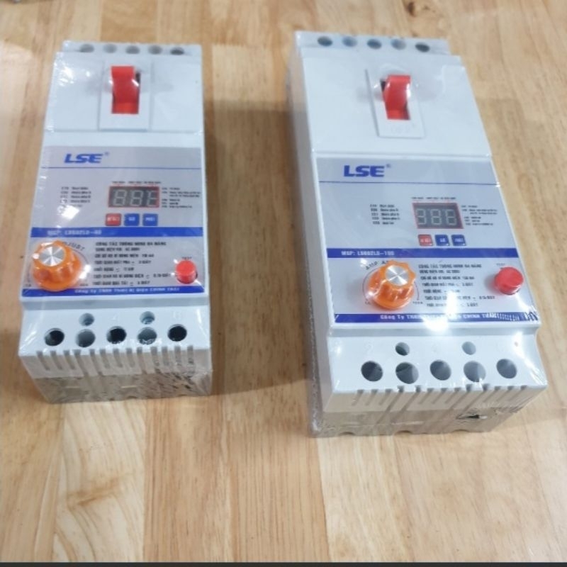 Aptomat( CB) chống mất pha, bảo vệ pha 100A LSE Chính Thái - Dùng cho bơm điện, động cơ điện ...