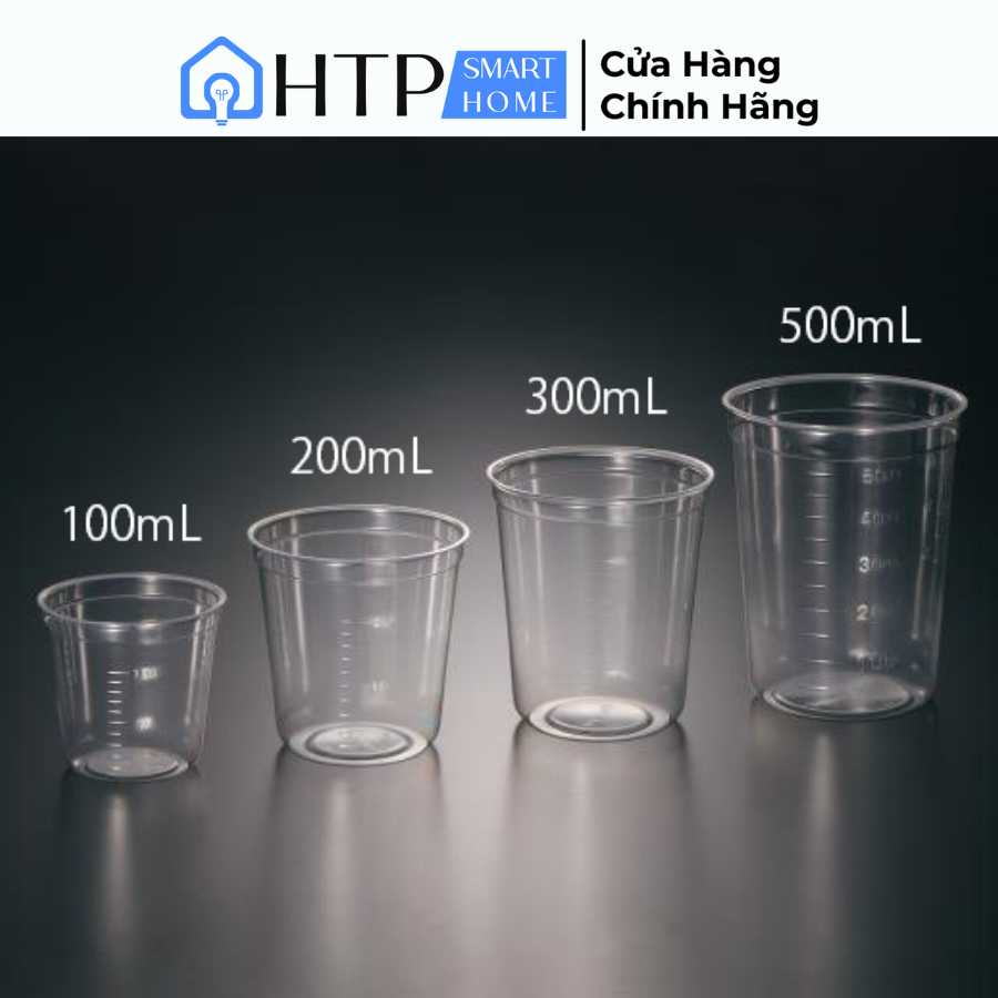 50 Cốc nhựa dùng 1 lần dung tích 125ml 220ml 280ml 300ml 400ml 500ml | Shopee Việt Nam