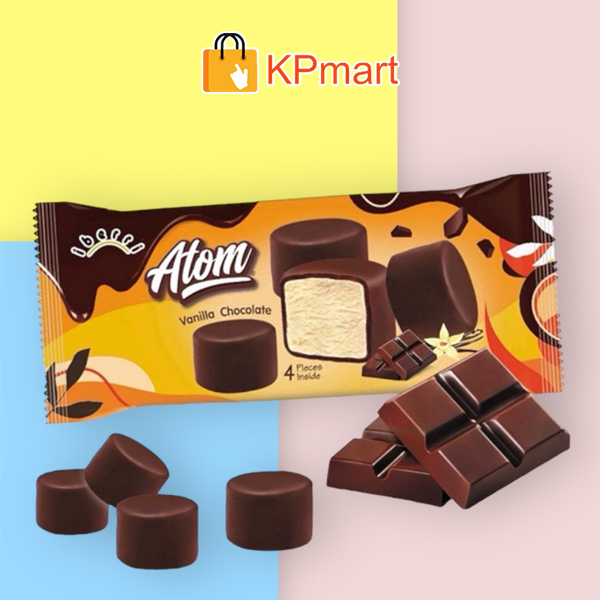 Kem viên socola Thái Lan iberri Atom Vanilla Chocolate 48ML (4 viên) | Shopee Việt Nam