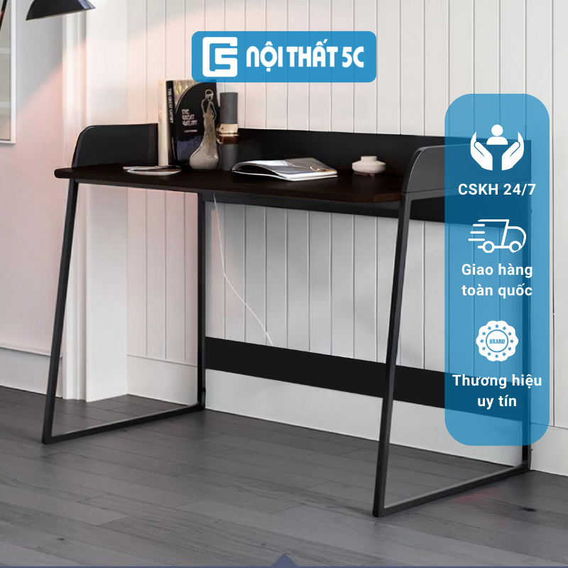 Bàn làm việc màu gỗ sồi mang hơi hướng tối giản mẫu mới nhất hiện nay, bàn học phong cách Ý hiện ...