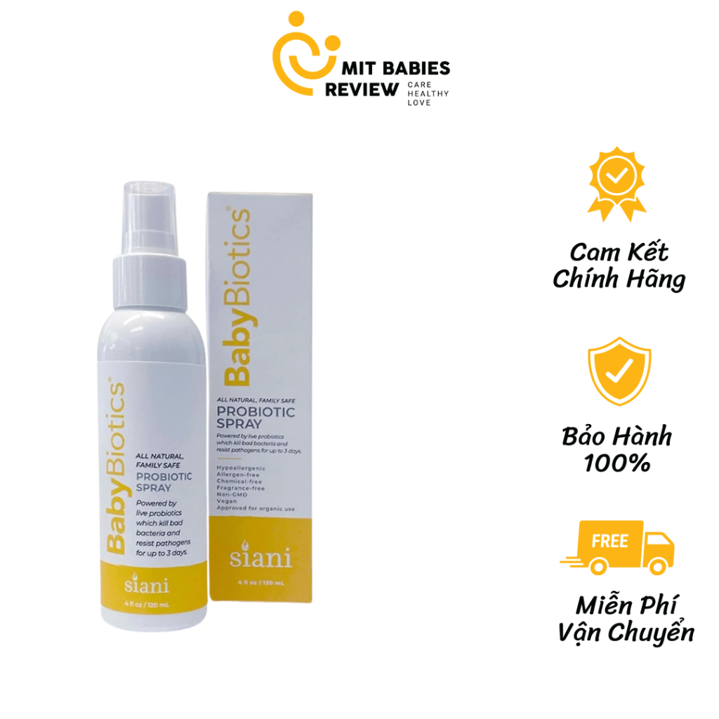Xịt BABYBIOTICS PROBIOTIC SPRAY FOR BABY 120ML | Shopee Việt Nam