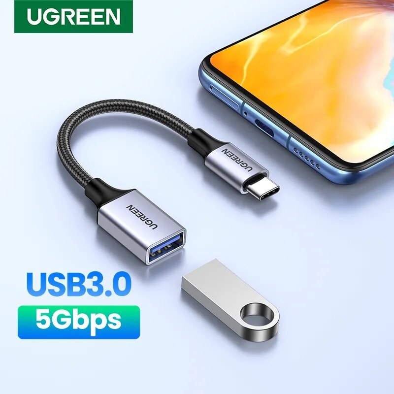 Đầu chuyển đổi OTG Ugreen 2.0 3.0 Type C sang USB và USB sang Type C ...