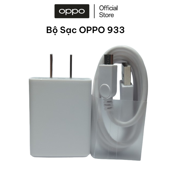 Bộ sạc nhanh Oppo 933 5V 2A 10W USB to Micro gồm củ sạc và dây sạc ...