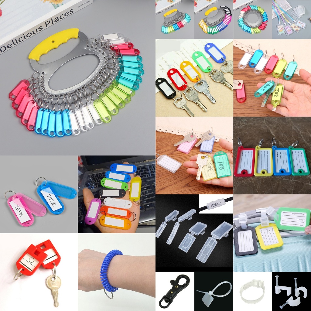 Combo 50 Móc chìa khóa SQ-3308 Key Tag Móc khóa ghi chú, đánh dấu thẻ ...