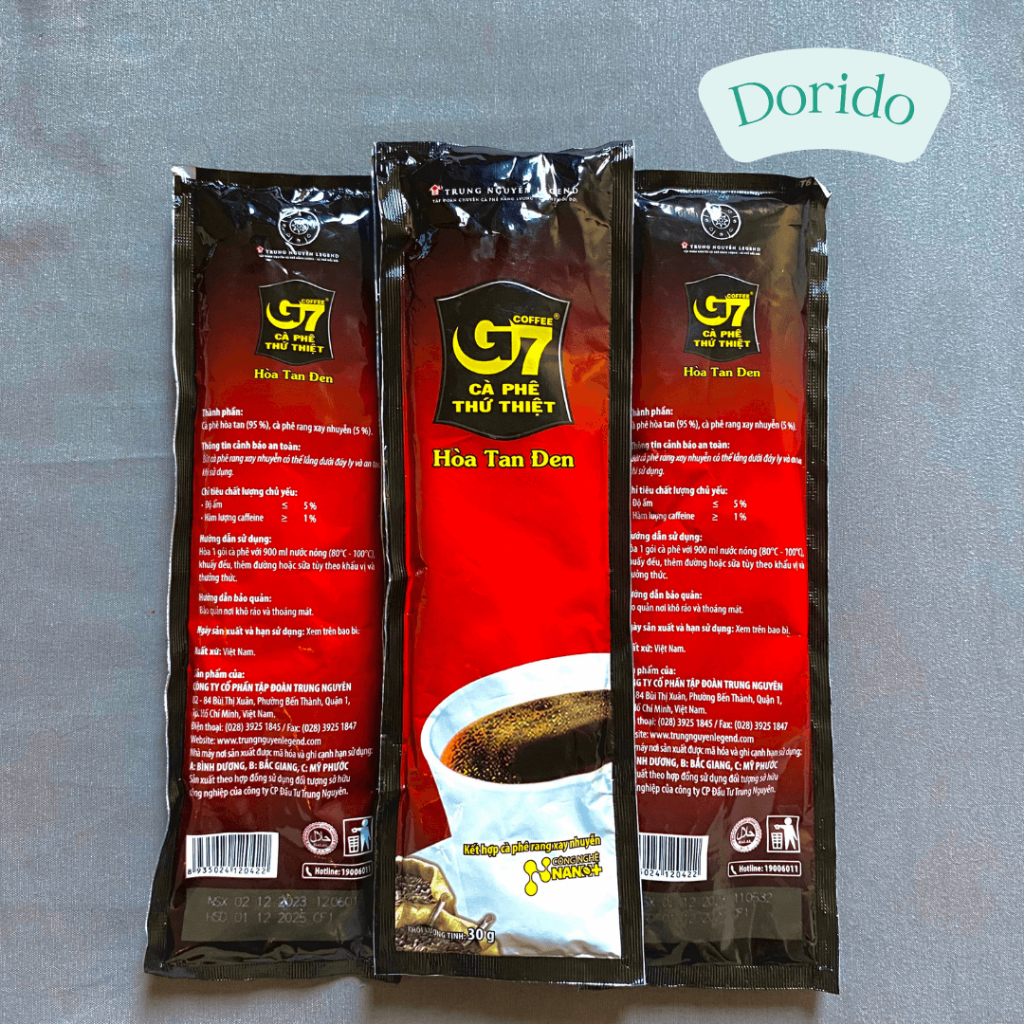 CÀ PHÊ G7 HÒA TAN GÓI LỚN 30G | Shopee Việt Nam