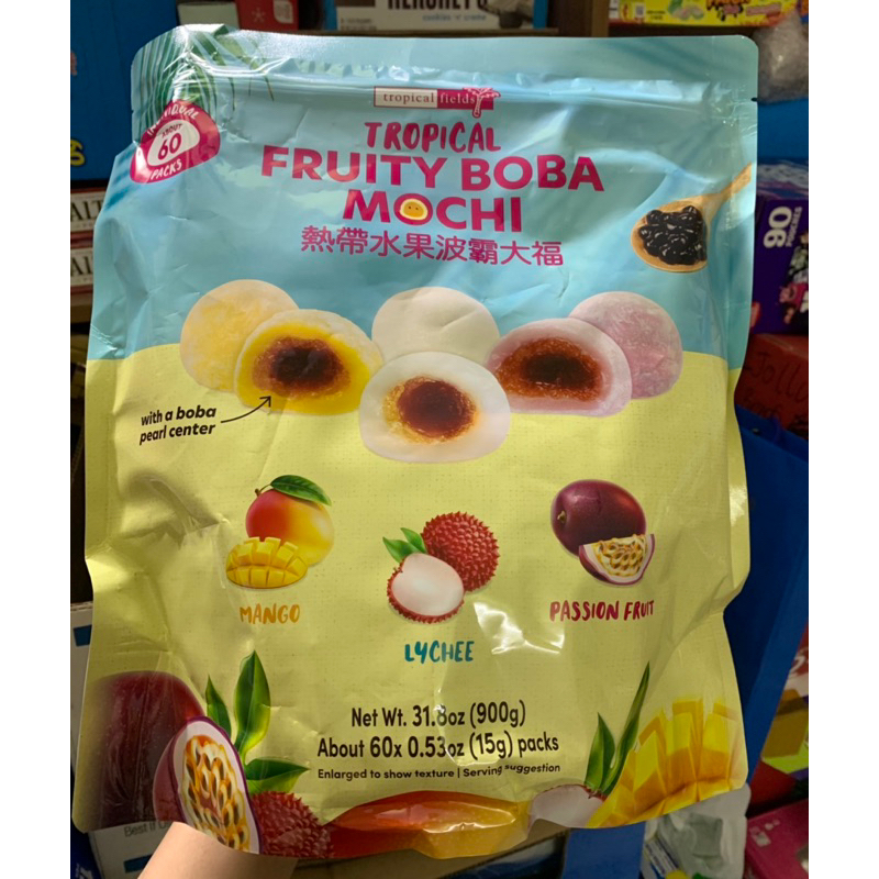 Bánh mochi trái cây Tropical Fruity Boba Mochi 900g | Shopee Việt Nam