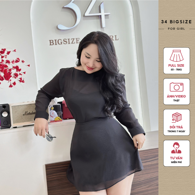 Set tơ hoa ngực 34DB016 34 Bigsize, set bộ bigsize đi tiệc cho nữ, bộ tay dài chân váy sang ...