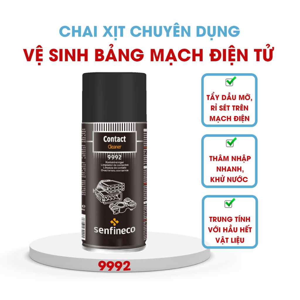 Dung Dịch Vệ Sinh Mạch Điện Senfineco 9992 Ngăn Ngừa Đoản Mạch An Toàn ...